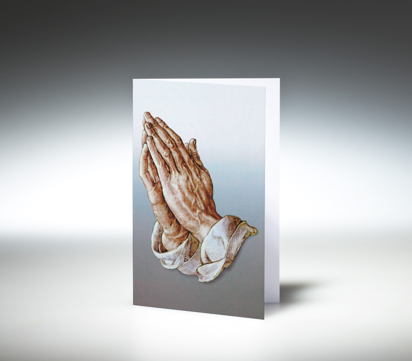 Trauerbild Betende Hände, Dürer in Farbe † Memento Trauerbilder